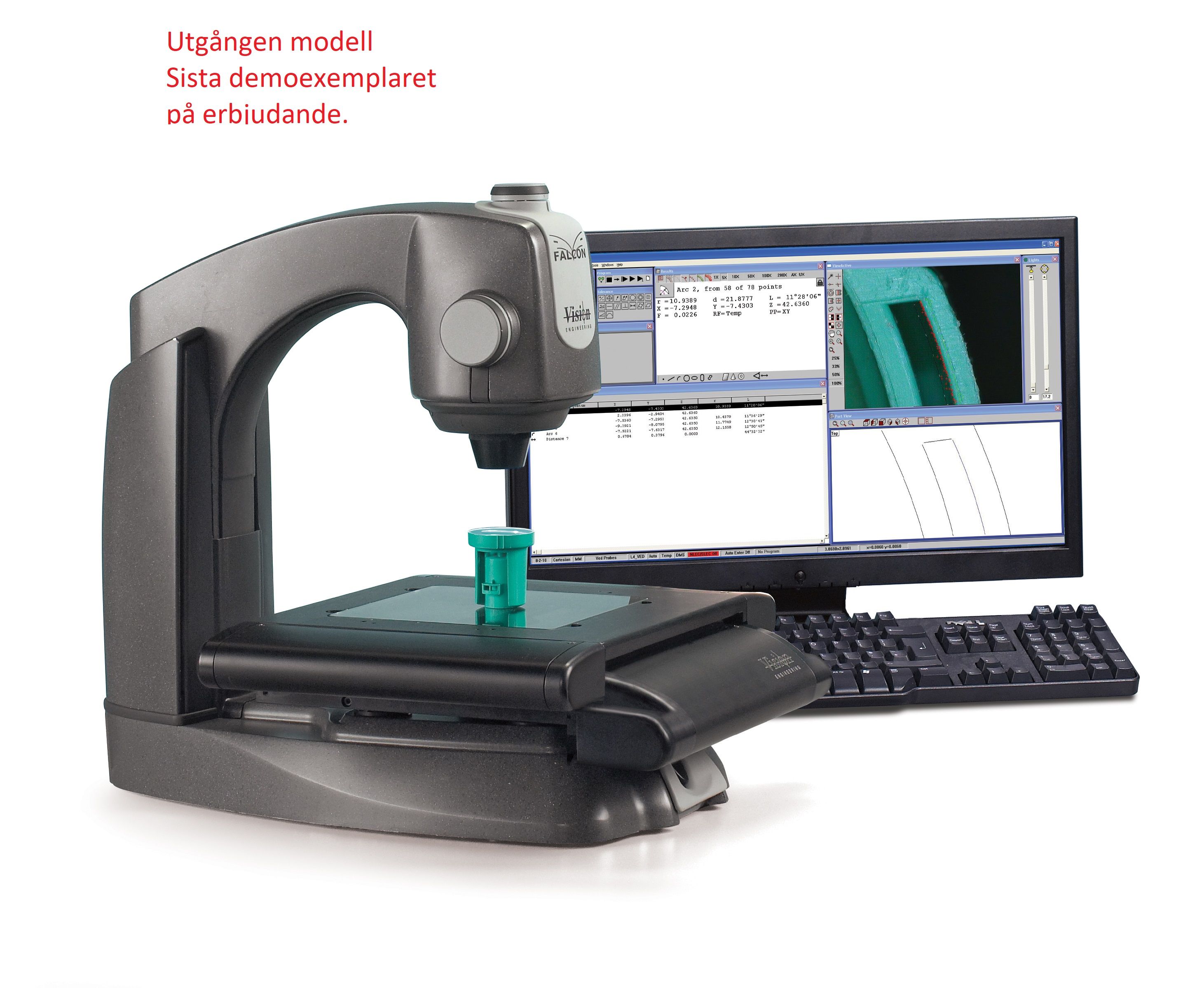 Falcon CNC utgången modell endast ett demo ex kvar